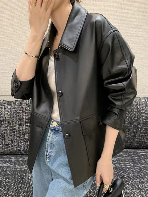 Sheepskin Genuine Leather Jacket Women's 2025 Autumn and Winter New ...