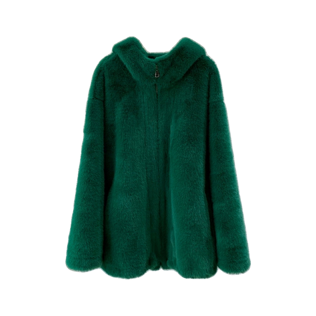Swan mink velvet eco-friendly fur mink coat fur all-in-one Korean style ...