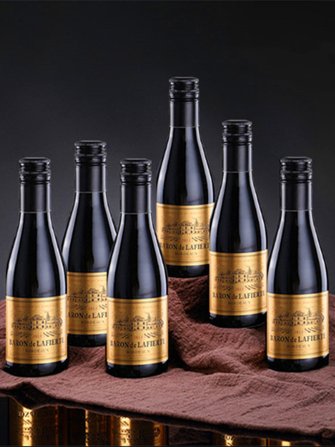 French wine small bottle Lafite original imported box of dry red wine ...