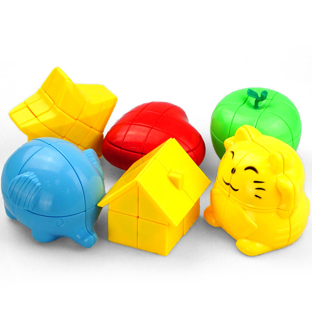 Yongjun Ping An Apple Rubik's Cube Love Stars Third-Order House Lucky ...