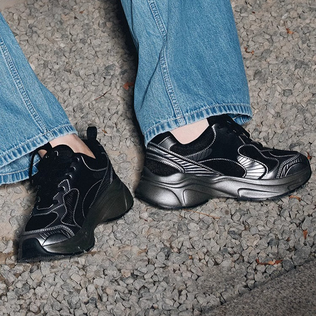 MLB official running shoes for men and women Yu Shuxin, the same retro ...