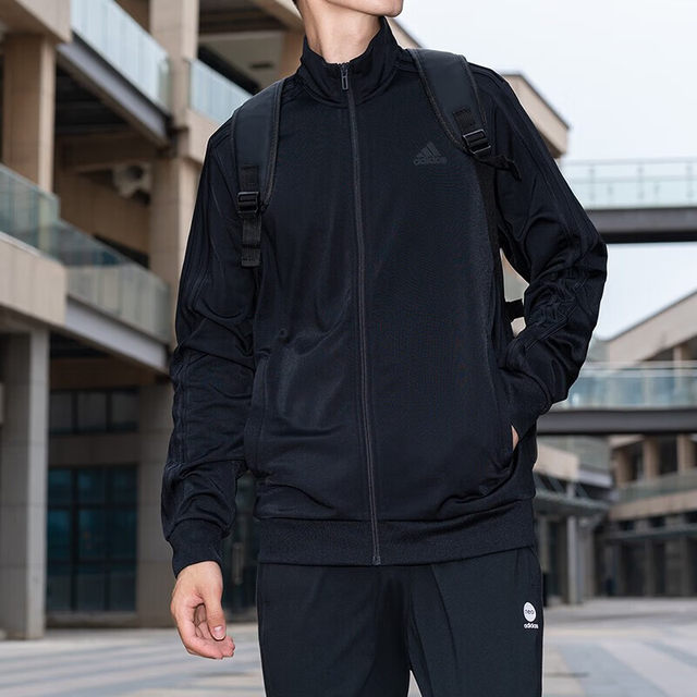 Adidas knitted jacket men's uniform spring new collection, stood, stood ...