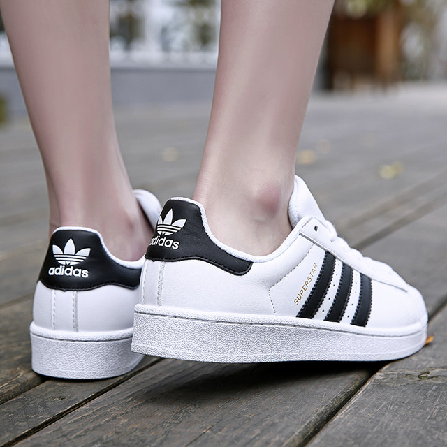Adidas skate shoes men's shoes women's shoes small white shoes clover ...