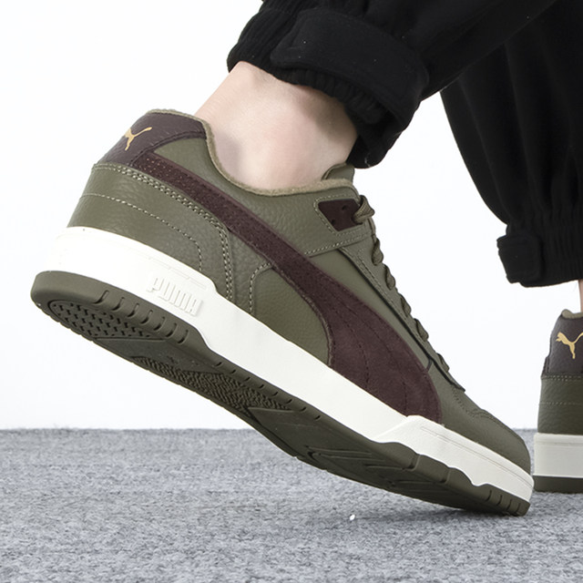 PUMA low-cut sneakers for men and women, winter new velvet warm sports ...