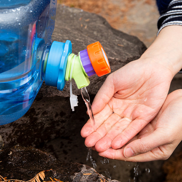 Outdoor pure water bucket with faucet square bucket water storage tank ...