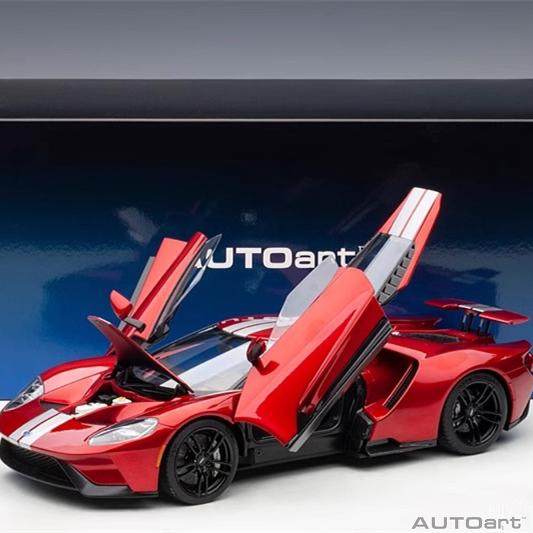 AUTOart AUTO 1:18 Ford GT simulation car model ABS material collection ...