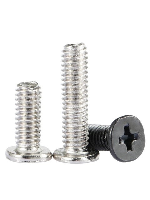 Cm Thin Head Screws Nickel-Plated Cross Flat Head Large Flat Head ...