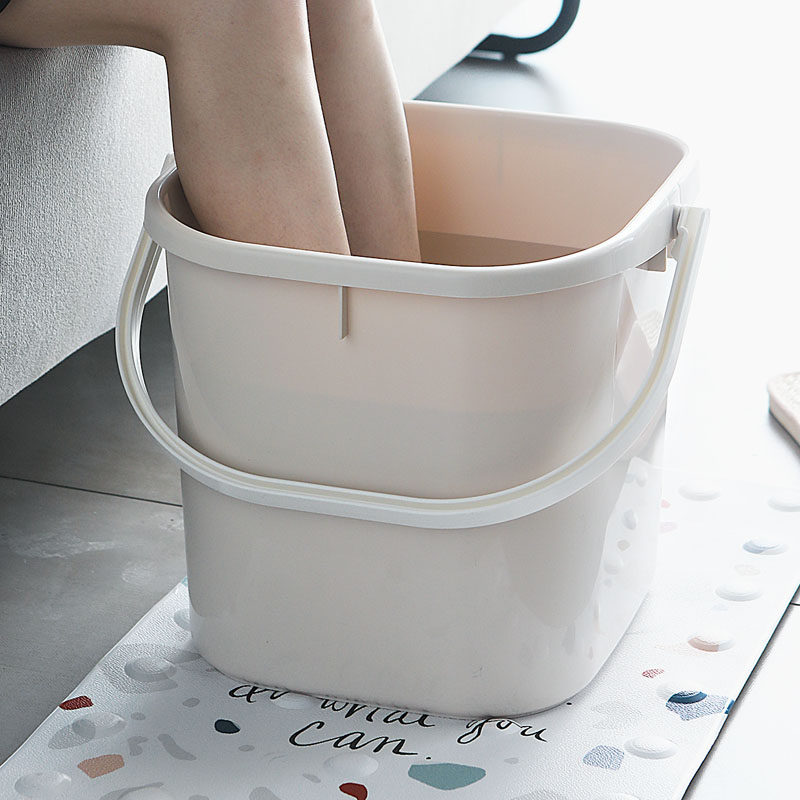 Foot Bath Bucket for Home - Over-the-Calf Soaking Tub for Legs and Feet