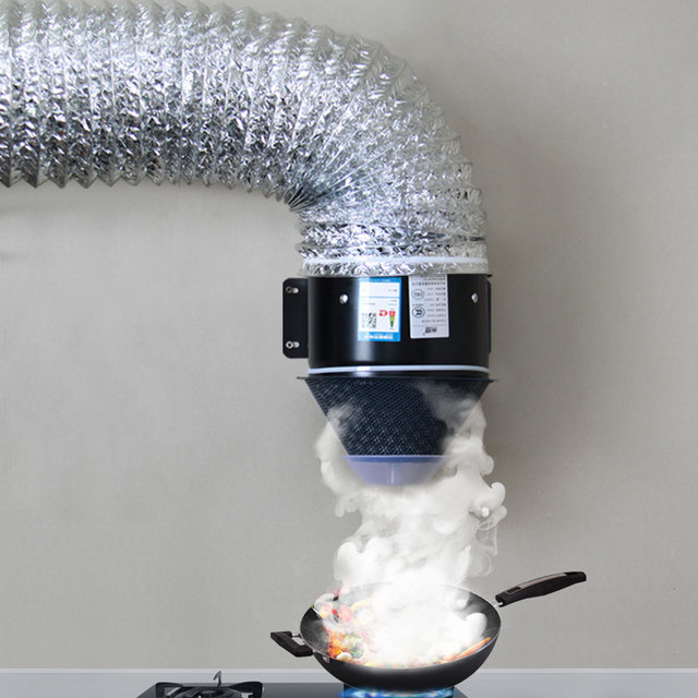 Exhaust fan kitchen household exhaust fan strong oil fume ventilation ...