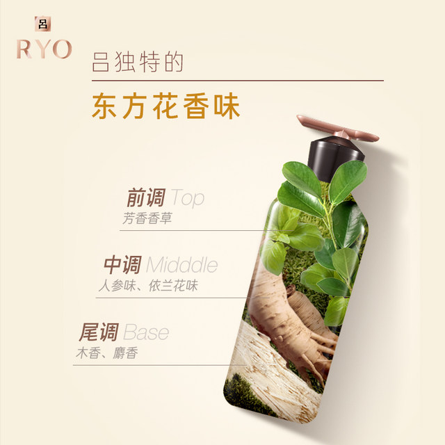 RYO Lu Hei Lu Shampoo nourishes, softens, strengthens and improves ...