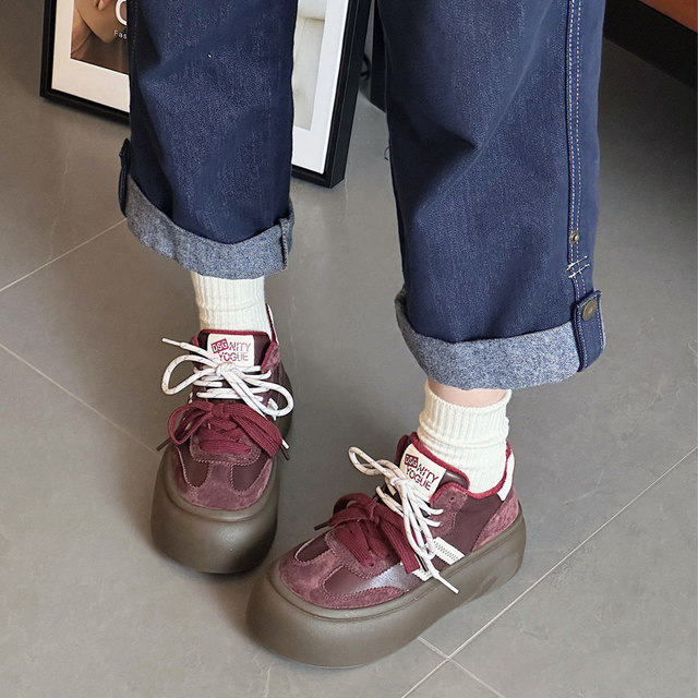 Large size women's shoes 41-43 wide fat feet 2024 autumn new style ...