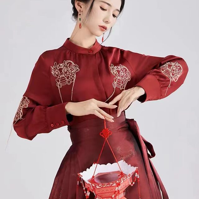 New Chinese national style embroidery spring and autumn long -sleeved ...