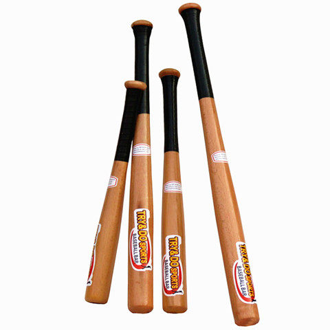 Solid wood hardened and thickened car supplies self-defense baseball ...