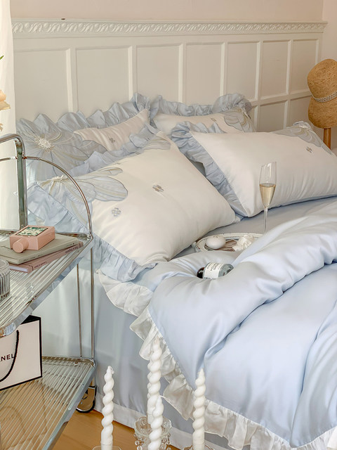 Girly Heart 100 Thread Count Australian Cotton Four Piece Set Pure ...