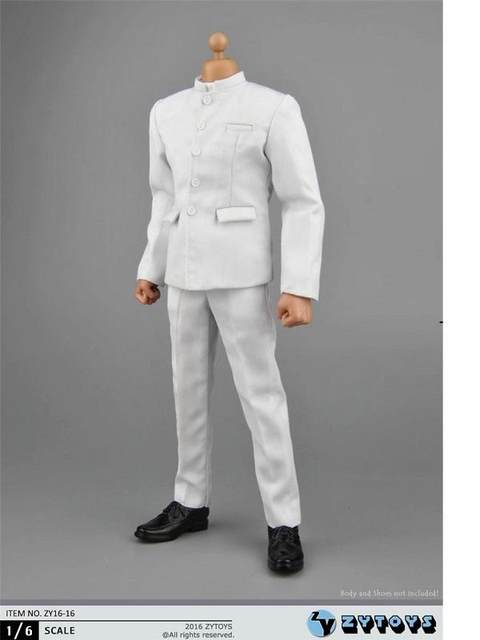 Spot zytoys 1/6 soldiers clothes Zhongshan dress ZY16-16 12 inch male ...