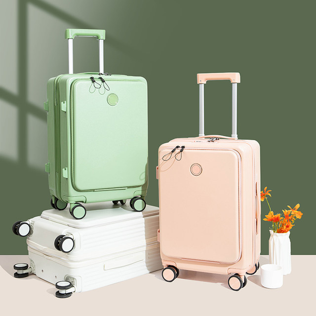 Multi-function trolley bag, men's new suitcase, women's suitcase, front ...