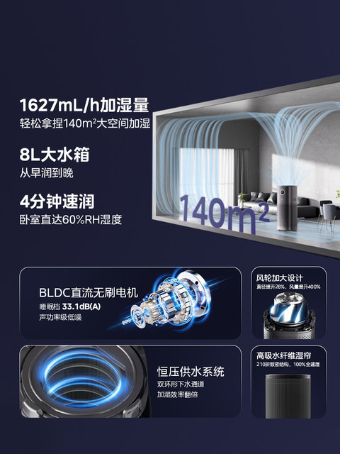 Midea Humidifier U15 Home Bedroom Jingqingyin Maternal and Baby Level ...