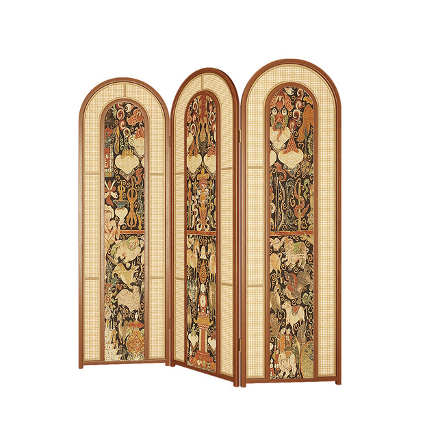 Designer Fujiko screen partition French living room household solid ...