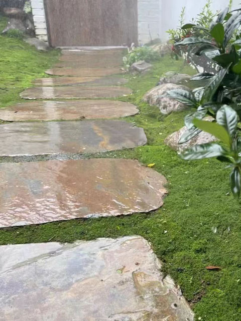 Antique bluestone slab stone anti-slip outdoor courtyard stone natural ...