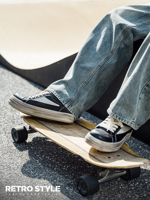 MRA thick sole ro board shoes men's shoes American high street sports ...