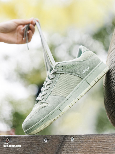 MRA Mint Polka Shoes Men's Shoes Spring and Summer Little Fresh Street ...