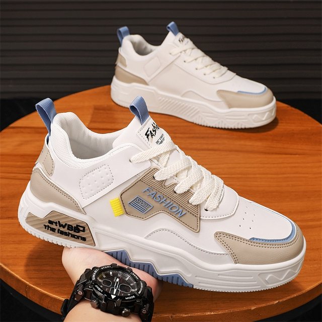 Men's shoes 2025 new summer breathable thick-soled high-rise shoes for ...