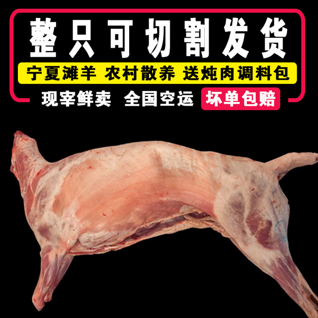Whole Ningxia Tan mutton North and south fresh salt pool whole lamb ...