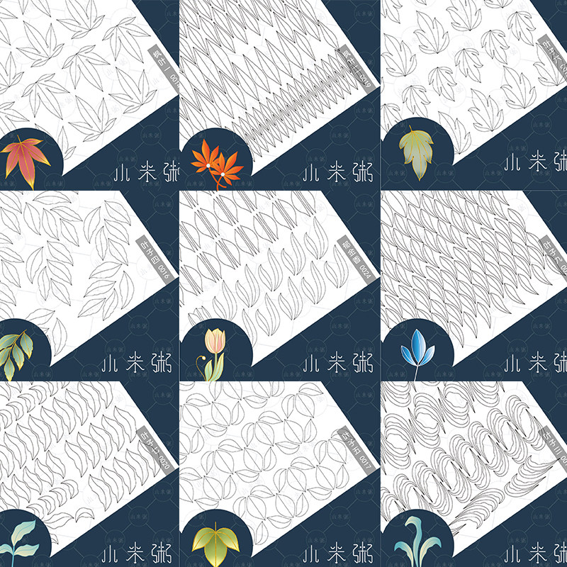 Handmade Leaf Series Flower-Wrapped Paper Mold for DIY Tulip Drawings