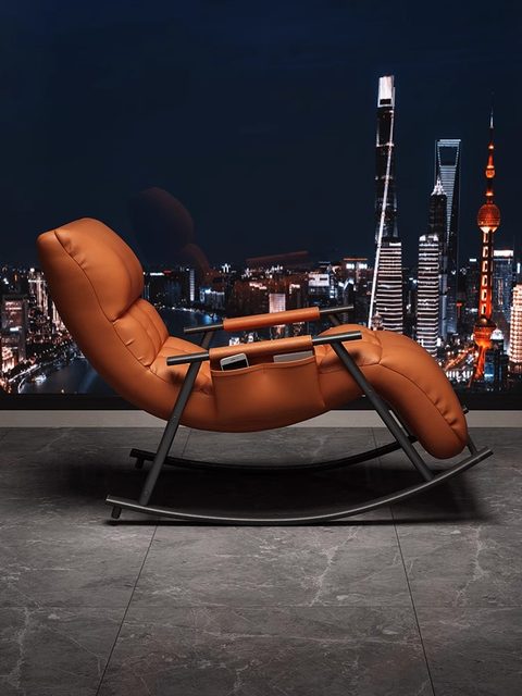 Rocking chair adult recliner home balcony lunch break 2024 new rocking ...