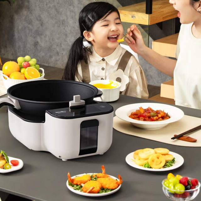 Jiezai DW30 meters white fully automatic smart fried robot cooking ...