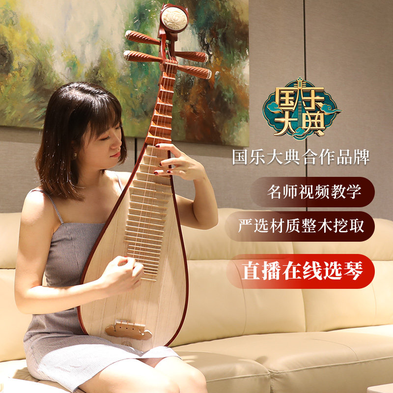 Lehai Pipa - Sycamore Wood Beginner Instrument
