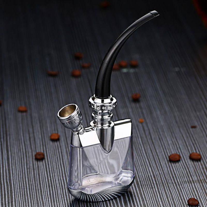 High-End Hookah Water Pipe Full Set Dual-Purpose Glass Smoking Pot Old ...