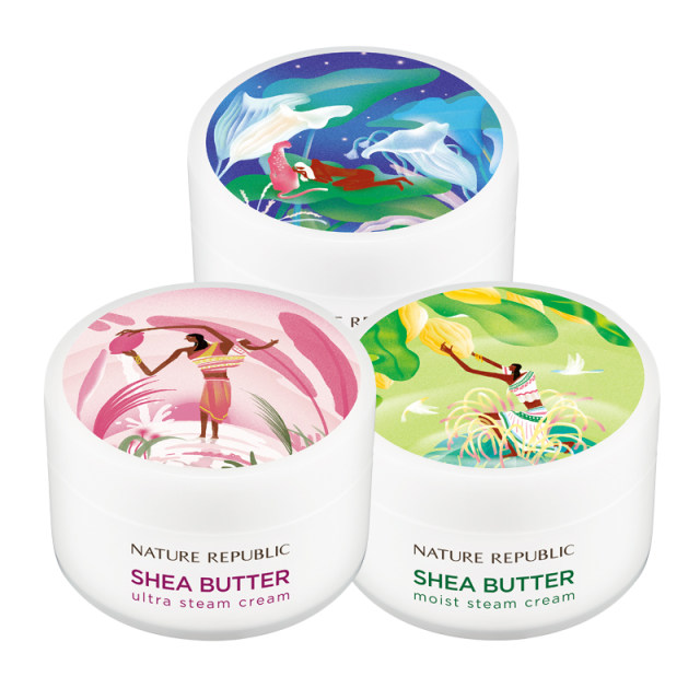 South Korea's NatureRepublic Shea Butter Steam Cream Moisturizing ...