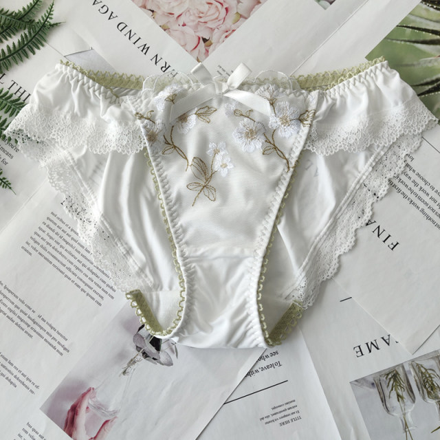 2023 Spring and Summer New Floral Japanese Cute Sweet Sexy Underwear ...