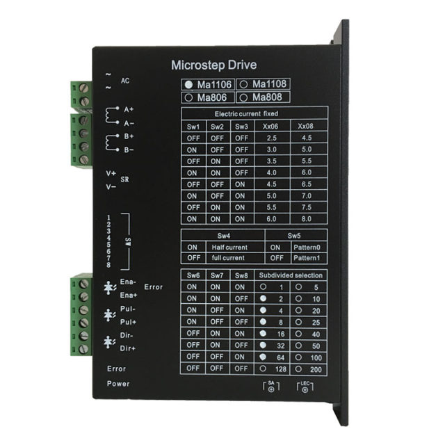 86 driver MA1106 stepper motor driver AC110V current 6A for engraving ...