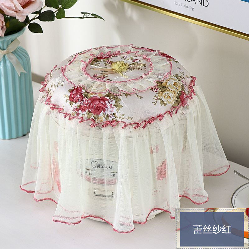 Pastoral Round Rice Cooker Cover - Multifunctional European-Style Towel ...