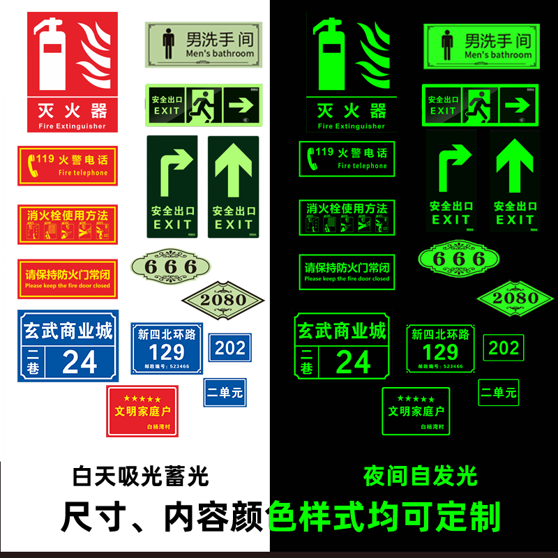 Luminous Signs Billboard Customized Acrylic Number Prompt Signs Floor ...