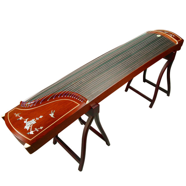 A full set of Tianyi mahogany guzheng solid wood dug inlaid guzheng for ...