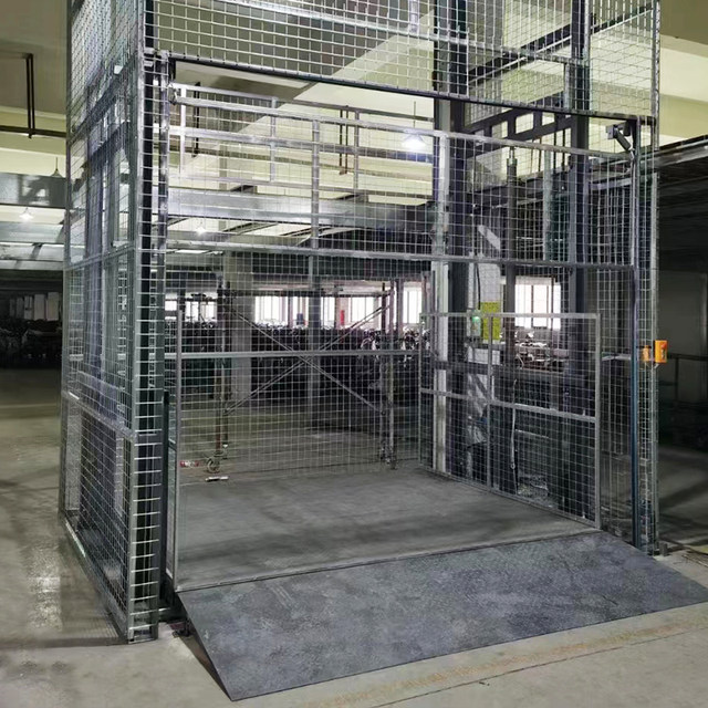 Freight elevator elevator guide rail factory elevator anti-fall simple ...