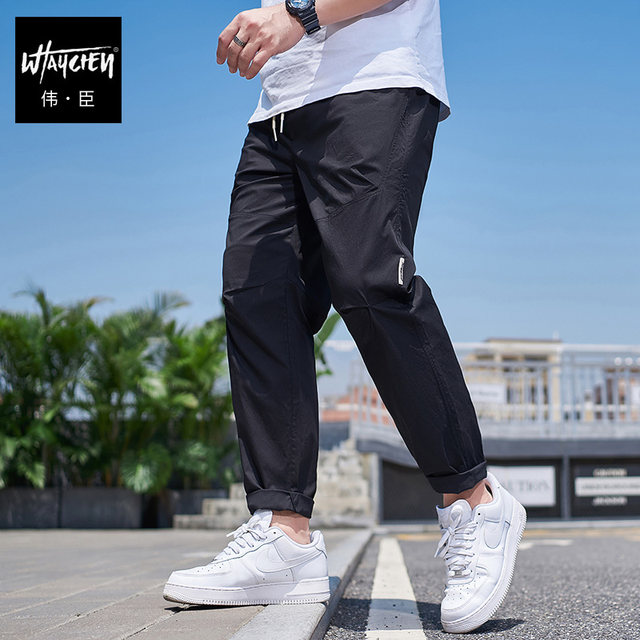 Weichen trendy brand plus size men's summer lightweight casual pants ...