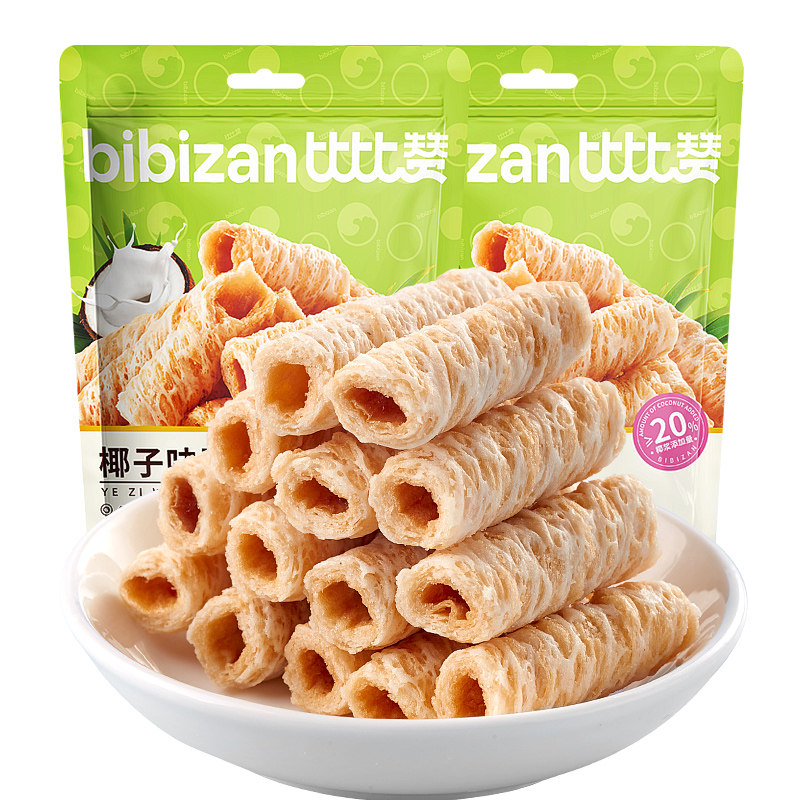 Bibizan rollitos de merengue con sabor a coco desayuno galletas ...