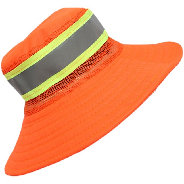 Summer sanitation worker sunshade hat large brim hat basin hat mesh ...