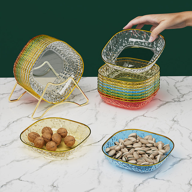 New bone spitting dish household food grade table top garbage plate ...