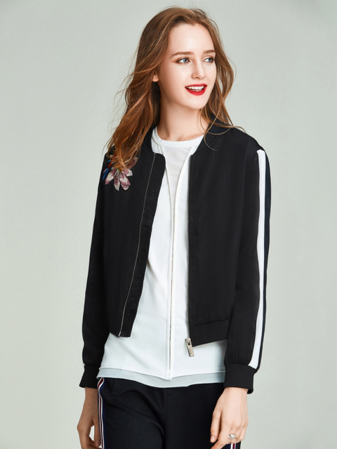 HAVVA2025 spring loose casual women's baseball uniform short ...