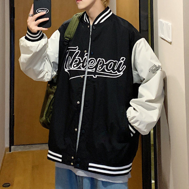 Tide brand baseball uniform men's spring and autumn new American style ...