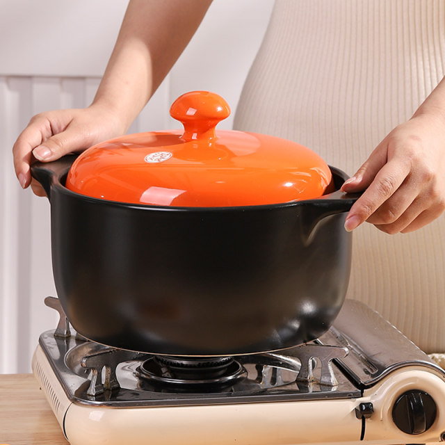 Mason's casserole pot, household gas stove special open flame stew pot ...