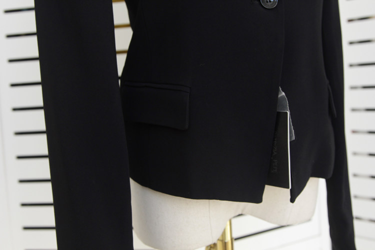 Patriziapepe Slim Women's Suit Black Korean Style Fashionable Italian ...