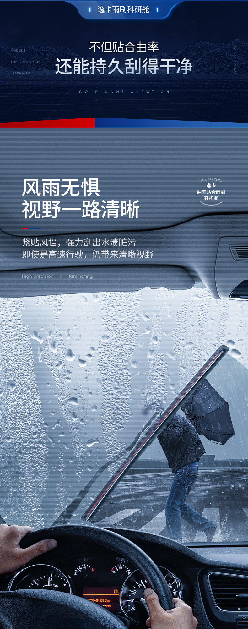 Yika land rover scheibenwischer range sport ohne knochen | Yika