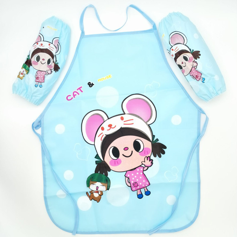 Kindergarten Waterproof Apron Set | Cute Children's Art Apron | Baby ...