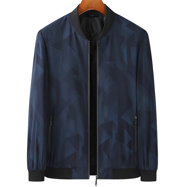 Spring and Autumn Extra Large Jacket Men's Plus Size Trendy Fat Men's ...